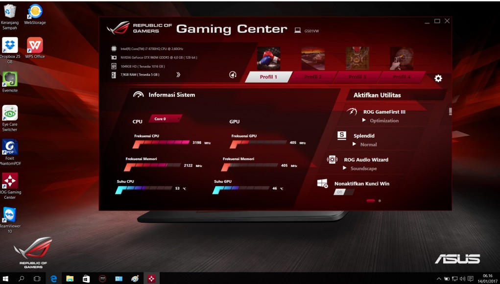Unboxing dan Preview ASUS ROG G501VW Laptop Gaming Paling Tipis ...