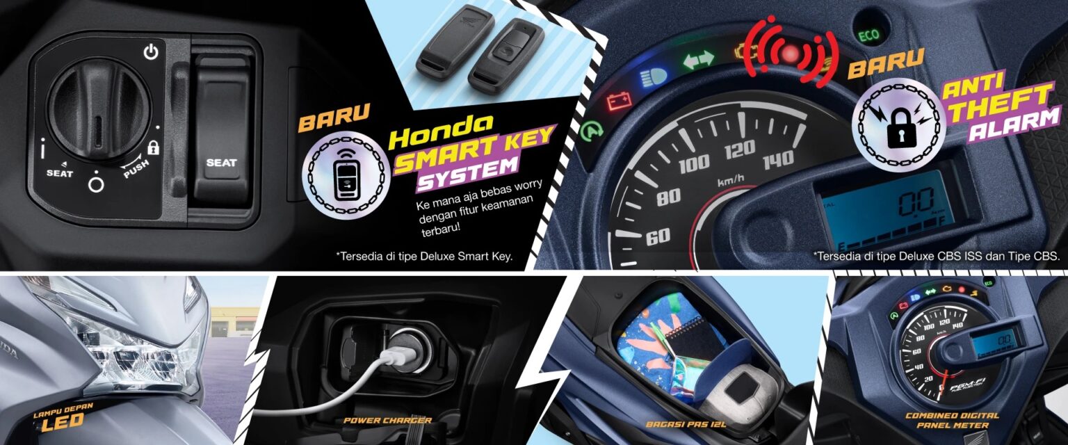 Tips Memilih Honda BeAT Deluxe 2025: Pilih Smart Key atau Kunci Biasa ...